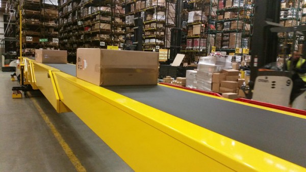 Powered Telescopic Belt Boom Conveyor – Ocon Conveyors